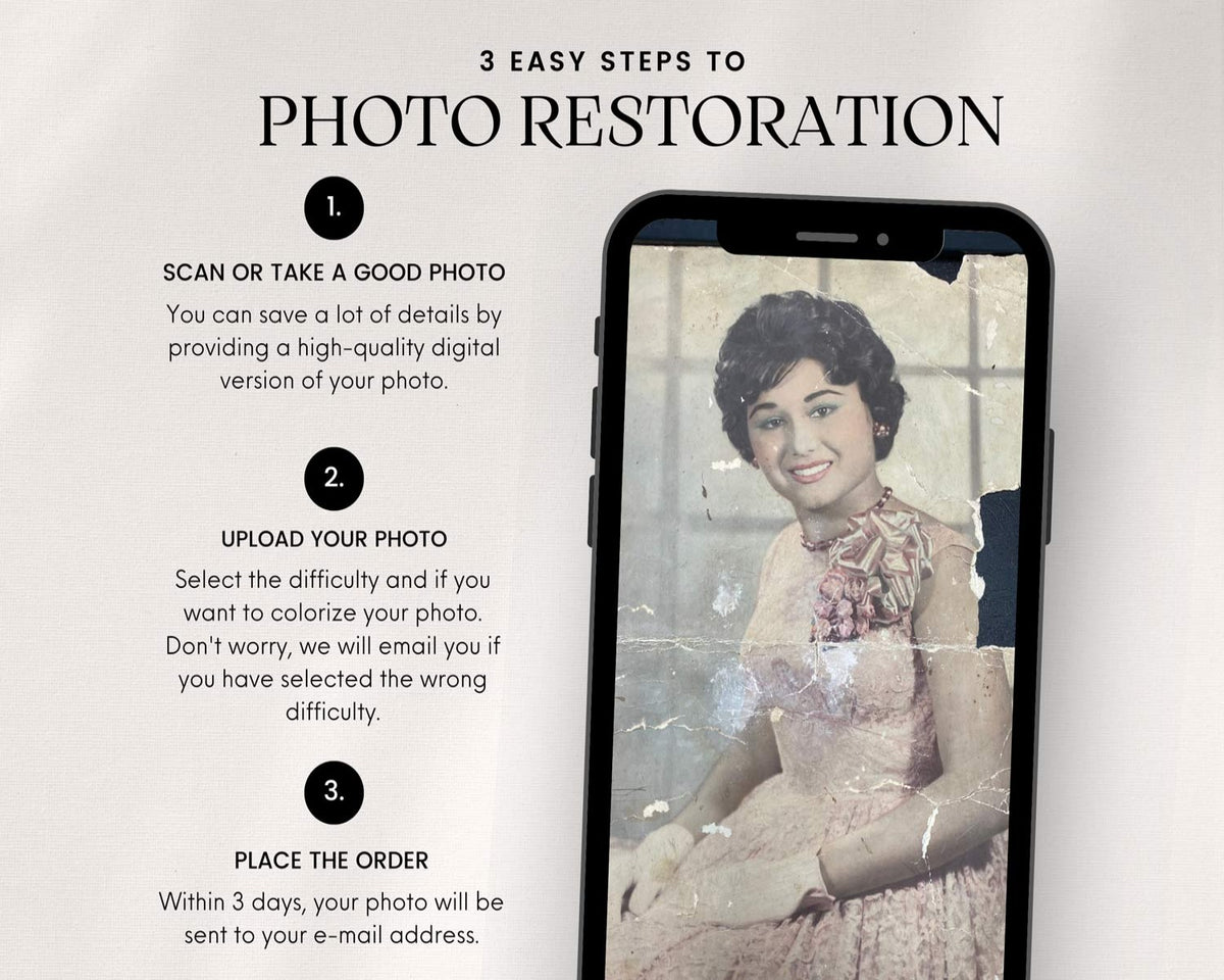Picture Restoration Services - Restore Old Photos Professionally