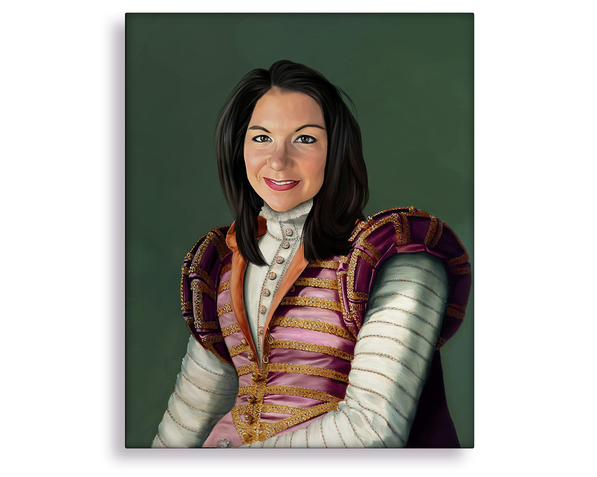 The Sorceress - Personalized Noble Painting From Your Pic