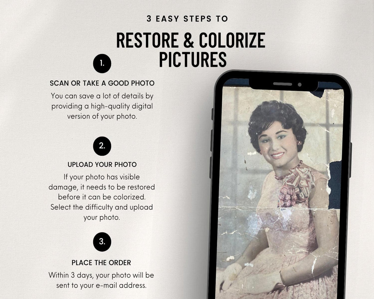 Photo Colorization Service - Colorize Black and White Photos