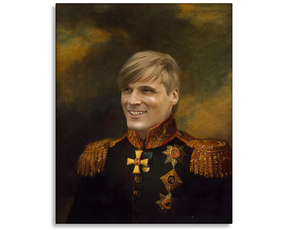 The Sergeant - Military Vintage Painting | Pixels Photo Art
